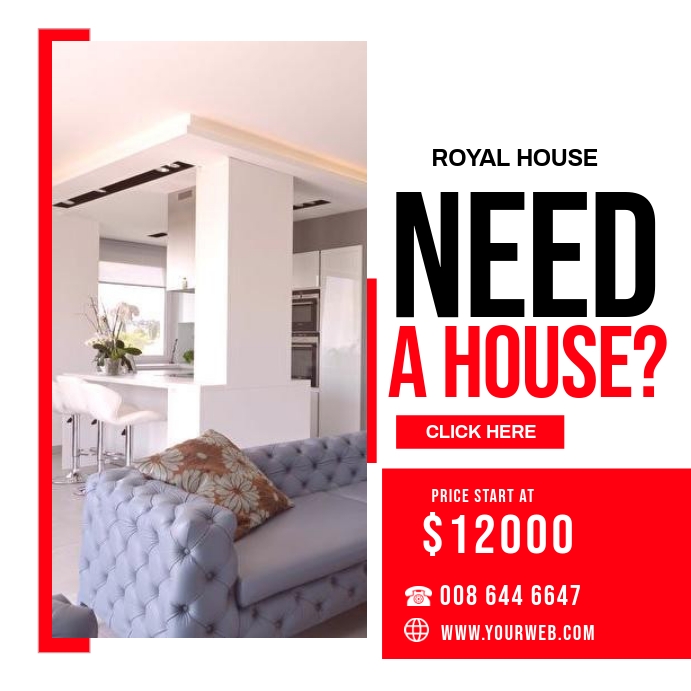 HOUSE SALE Template | PosterMyWall