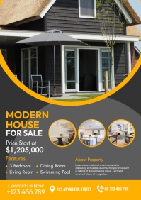 HOUSE SALES POSTER.KC Template | PosterMyWall