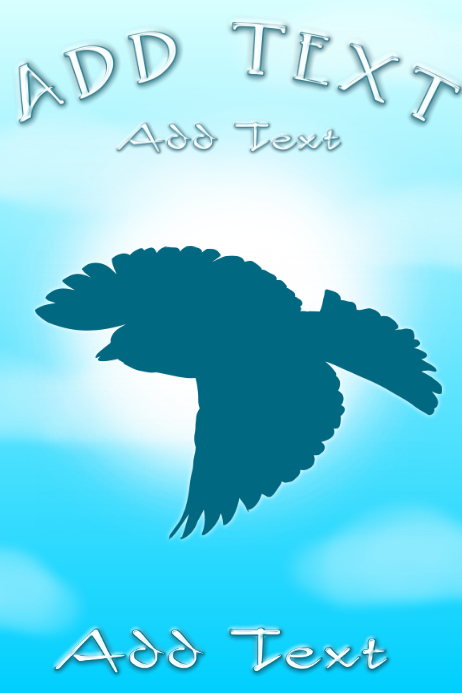 Copy of house sparrow flying - template | PosterMyWall