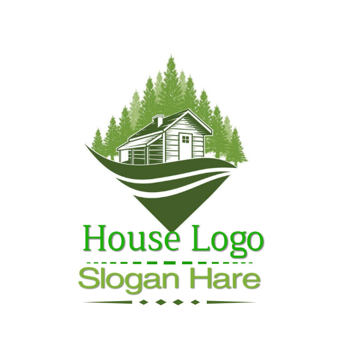 House Trees Logo Template | PosterMyWall