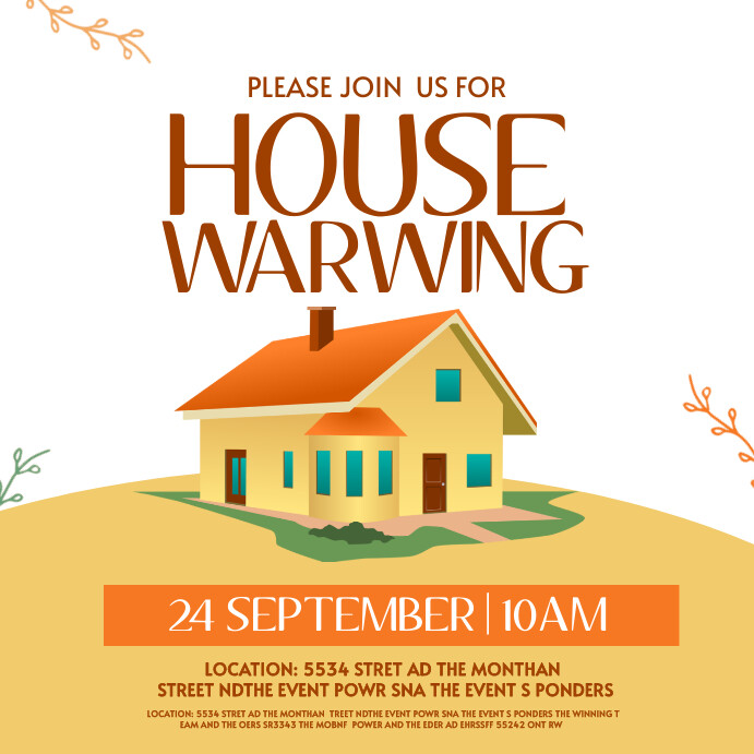 house warming Template | PosterMyWall