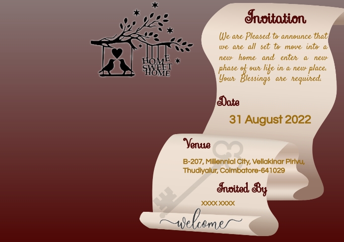 house warming Template | PosterMyWall