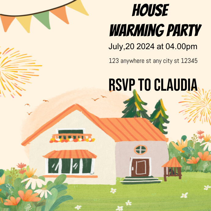 House warming party Template | PosterMyWall