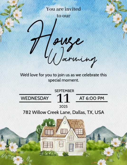 House Warming Template | PosterMyWall