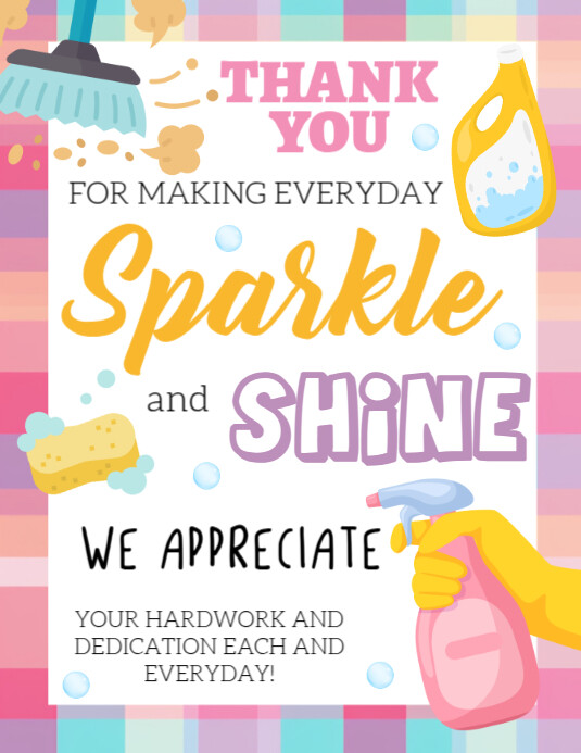 Copy of Housekeeping Appreciation Week Sign | PosterMyWall