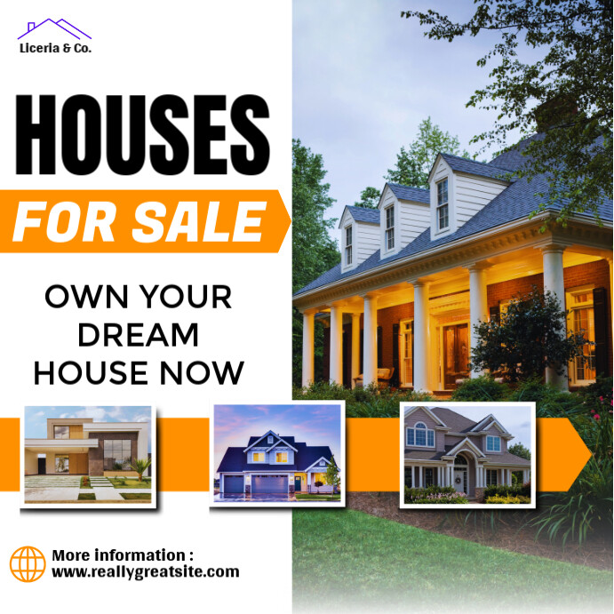 Copy of Houses For Sale | PosterMyWall