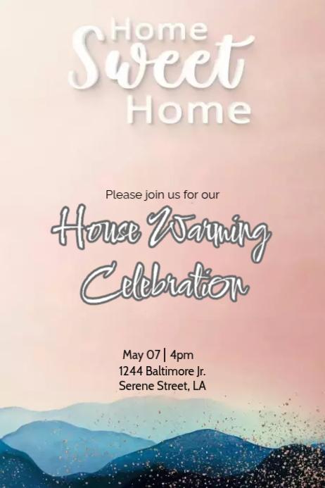 Housewarming Template | PosterMyWall