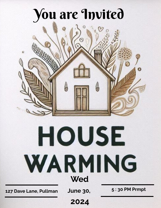 Plantilla de Housewarming Flyer | PosterMyWall