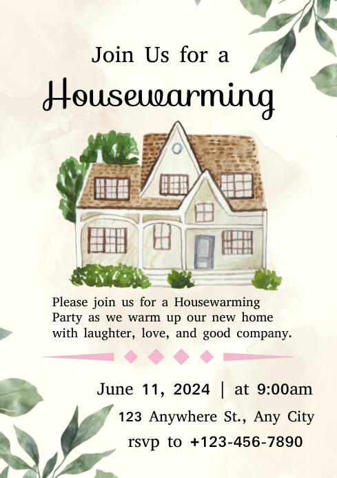 Housewarming Invitation Template | PosterMyWall