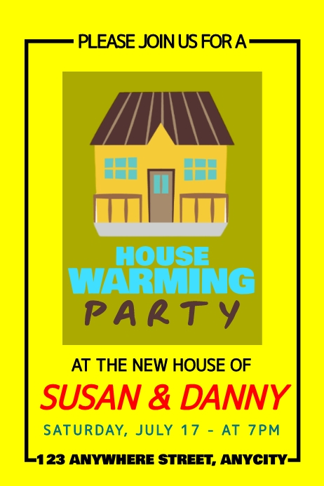 Housewarming Poster Template | PosterMyWall