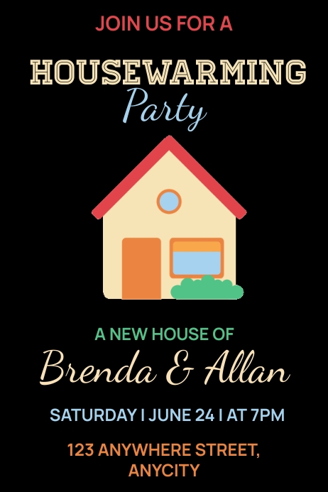 Housewarming Poster Template | PosterMyWall