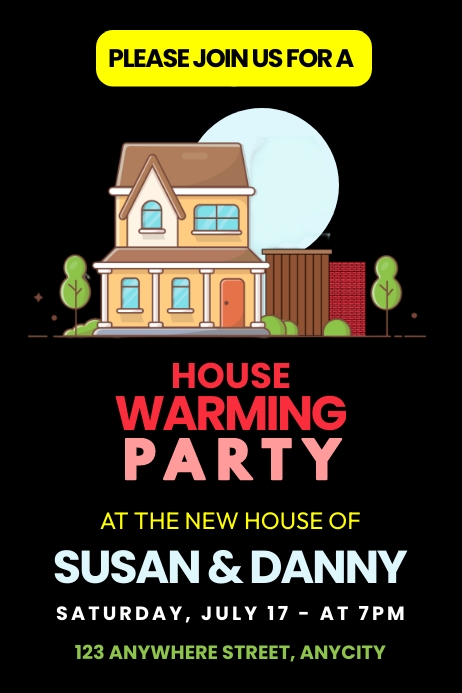 Housewarming Poster Template | PosterMyWall