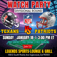 Houston Texans Vs New England Patriots NFL 2026 Watch Party Instagram ...