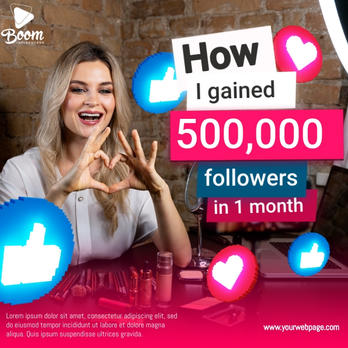 How To Become Influncer Flyer Template | PosterMyWall