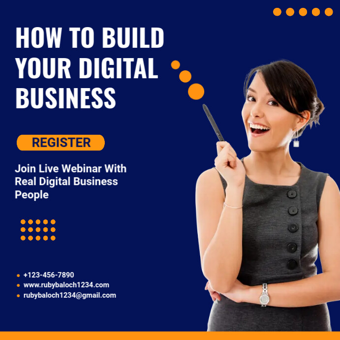 How to build digital business Template | PosterMyWall