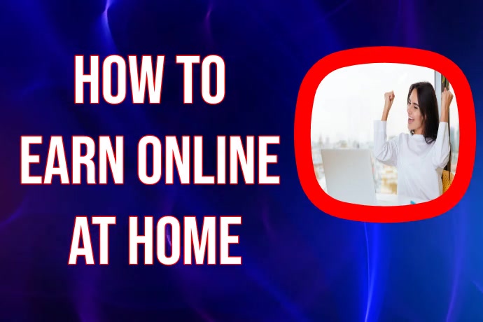 How To earn Online At Home Template | PosterMyWall