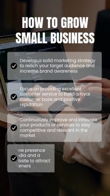 Copy of How To Grow Small Business | PosterMyWall