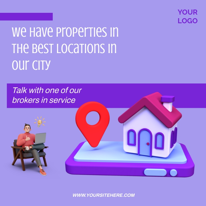 how to invest in real estate Template | PosterMyWall