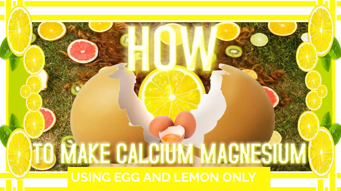 Plantilla de How to make calcium magnesium at home | PosterMyWall