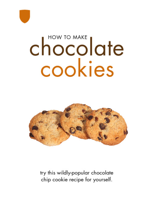 Chocolate Chip Cookie Template Printable