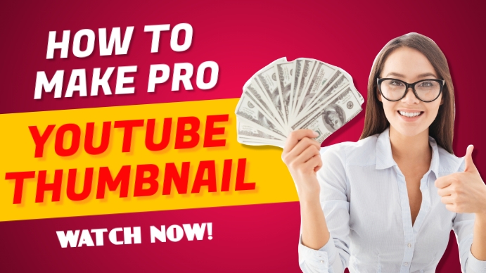 Copy of How to Make Pro YouTube Thumbnail Banner | PosterMyWall