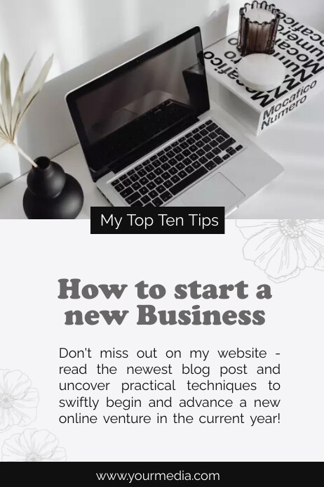 how to start a new business Template | PosterMyWall