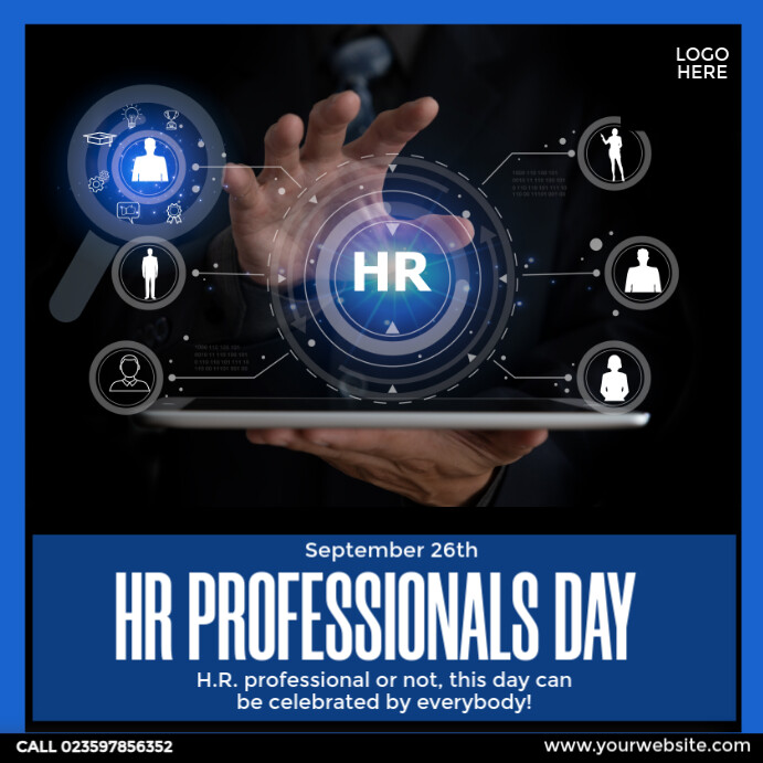 HR Professionals Day Templat | PosterMyWall