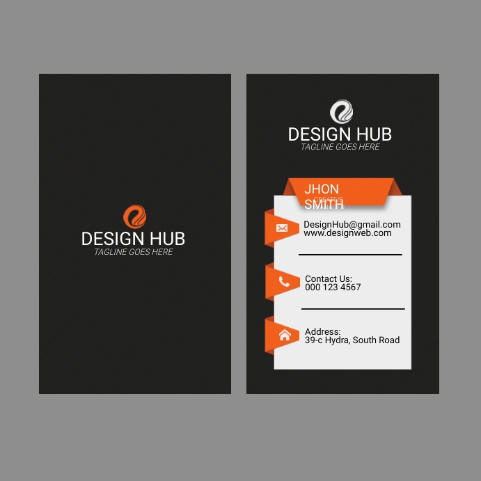 Hub Calling Card Template | PosterMyWall