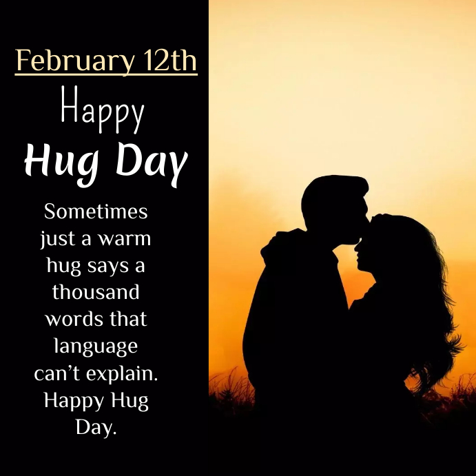 hug day Template | PosterMyWall