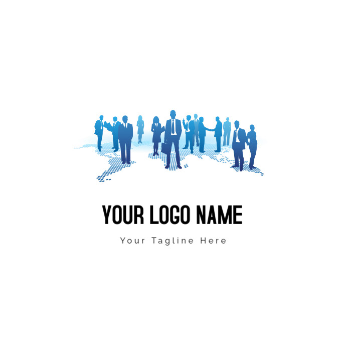 Human Capital Human Resource Management Business Logo Template ...