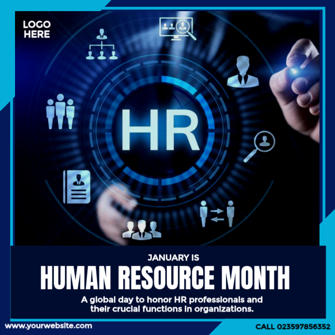 Human Resource Month Template | PosterMyWall