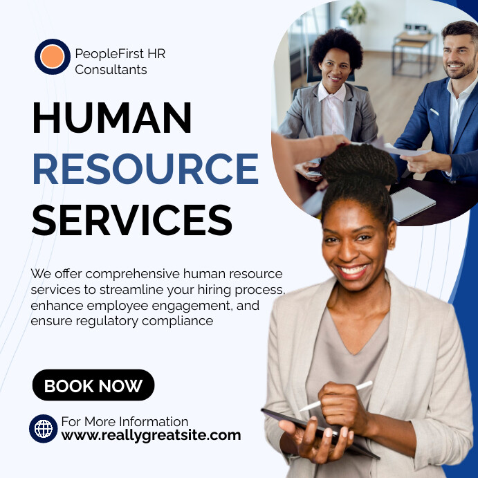 Human Resource Services Square (1:1) Template | PosterMyWall