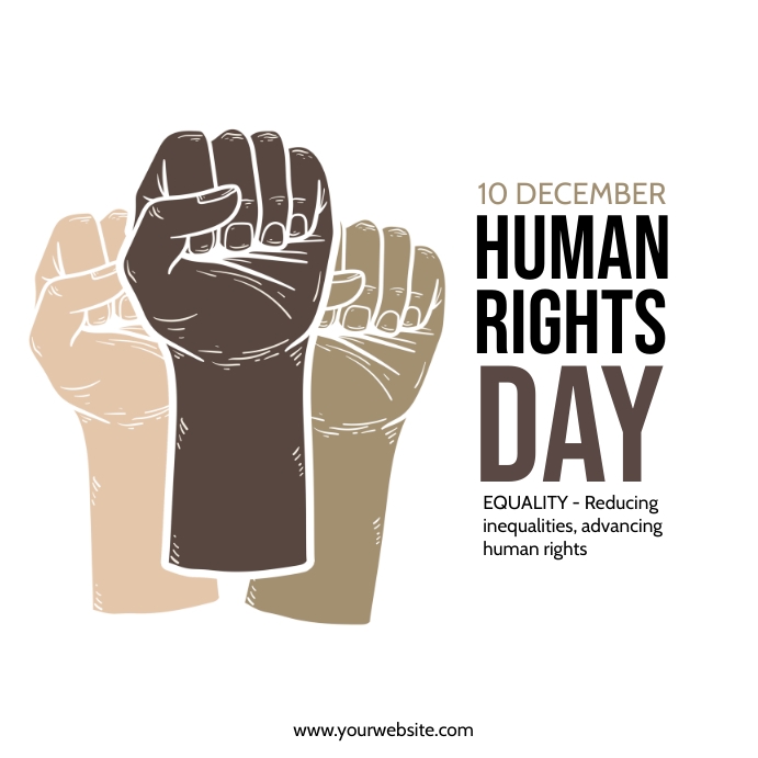 Human Rights Day Template | PosterMyWall