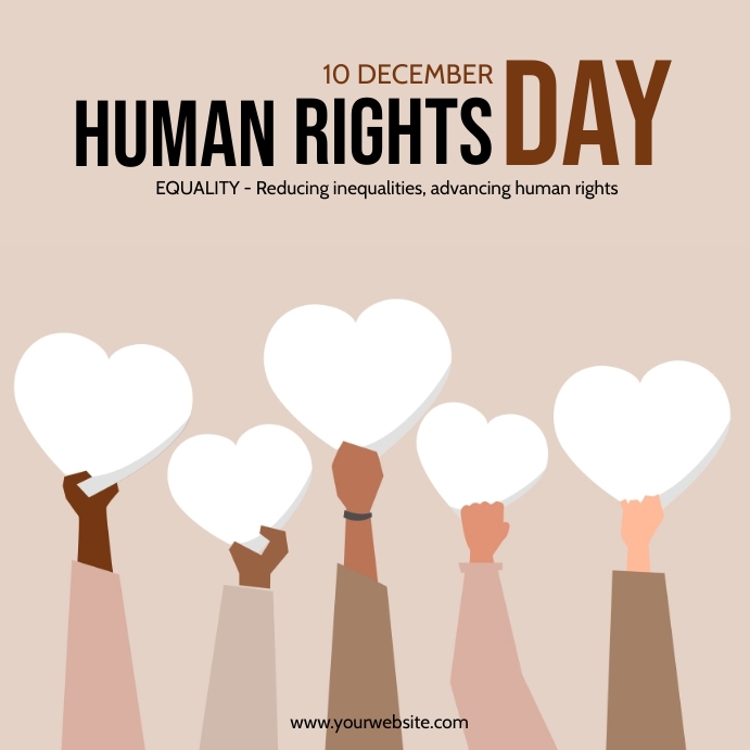Human Rights Day Template | PosterMyWall