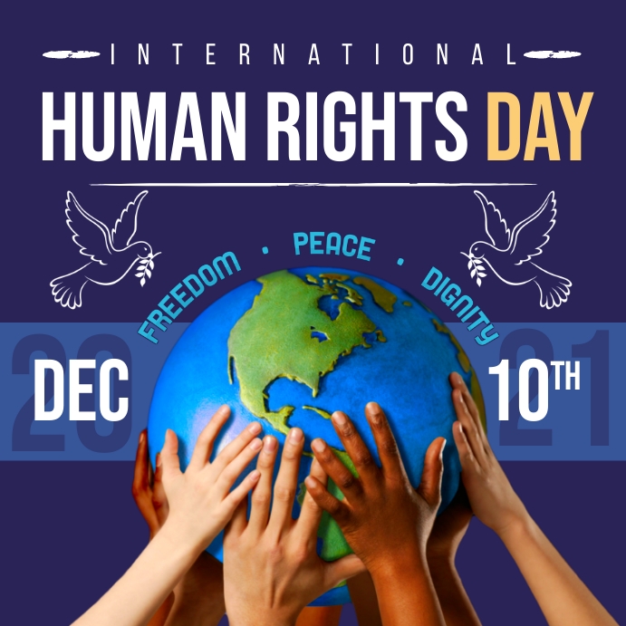 Human Rights Day Template | PosterMyWall