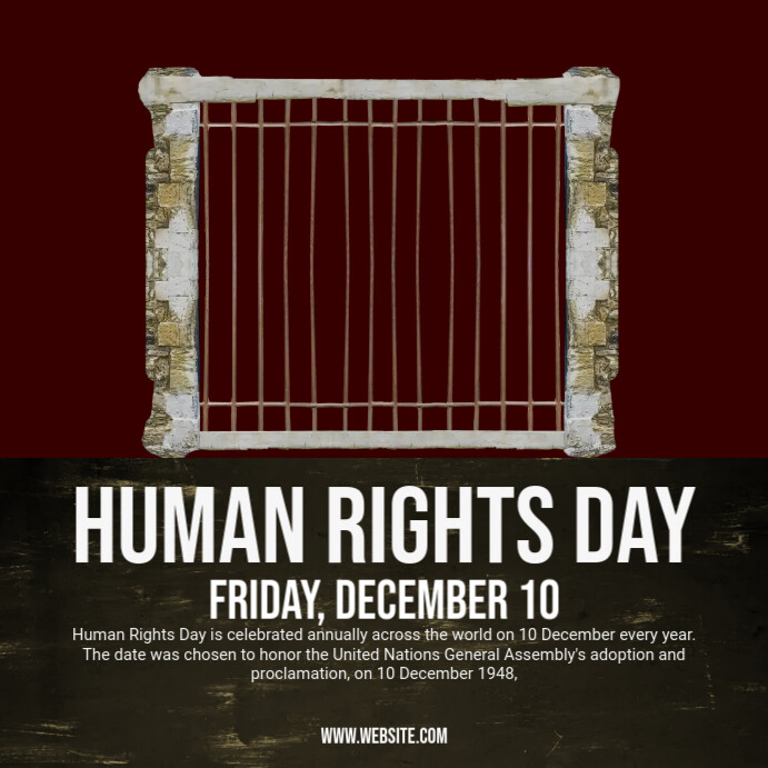 Human Rights Day Template | PosterMyWall