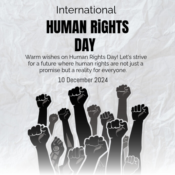 Human rights day Template | PosterMyWall