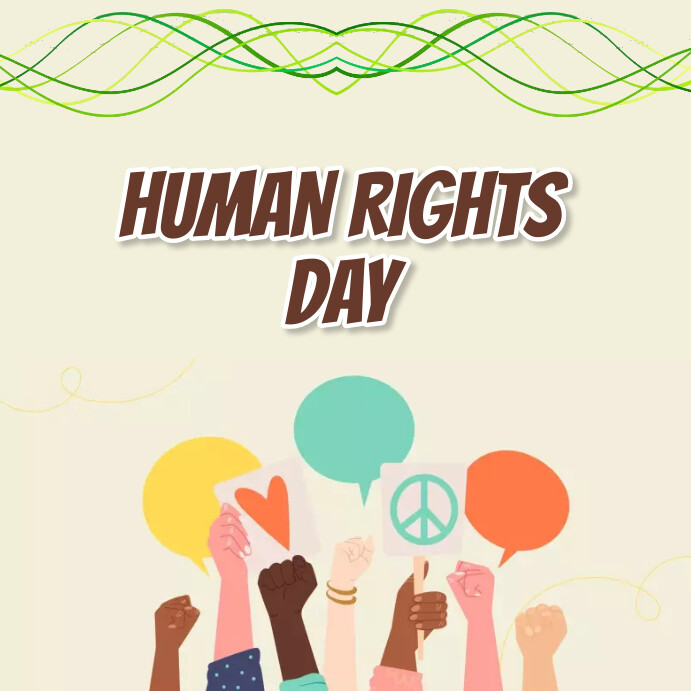Human Rights Day Template | PosterMyWall