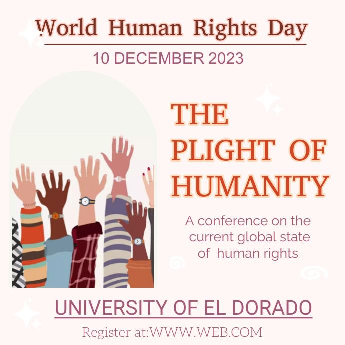 Human rights day Template | PosterMyWall
