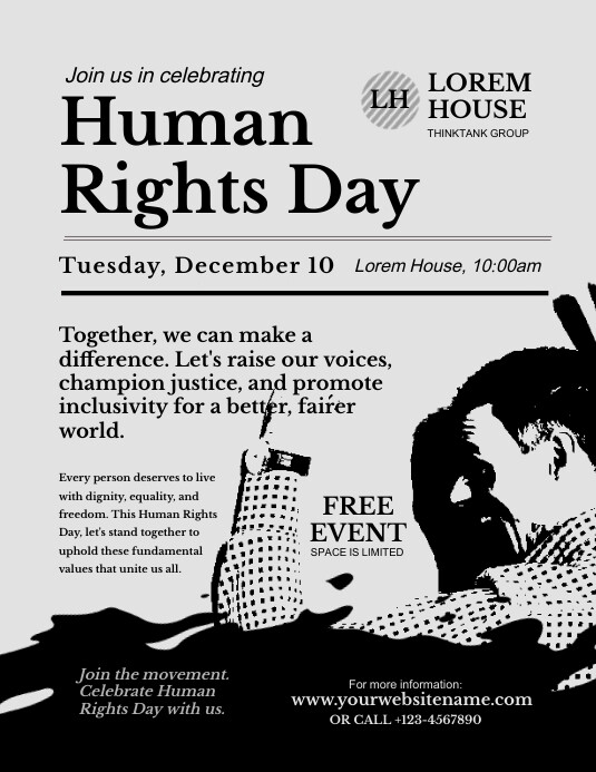 Copy of Human Rights Day Flyer | PosterMyWall