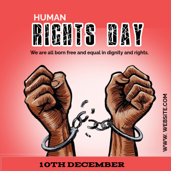 Plantilla de Human rights day flyer | PosterMyWall