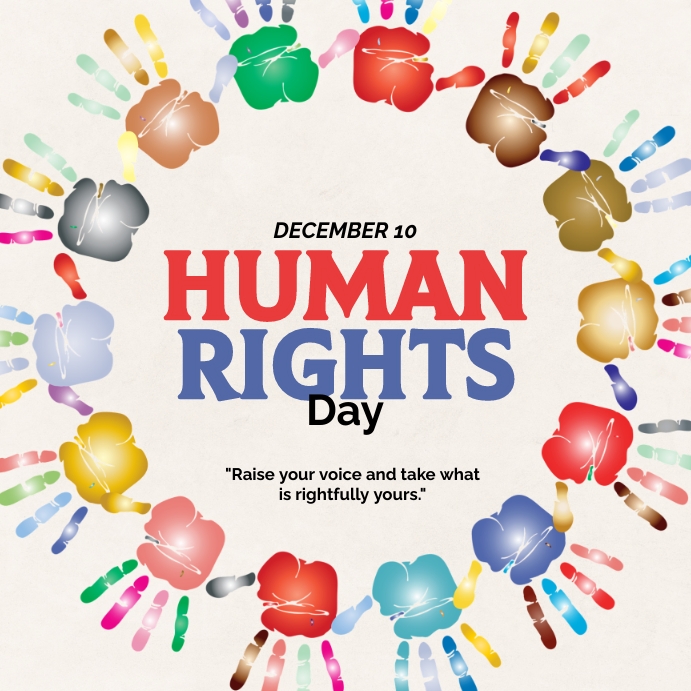 Human Rights Day Instagram Post template | PosterMyWall