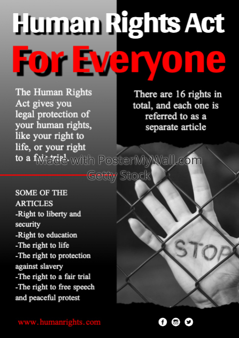 Copy of human rights | PosterMyWall