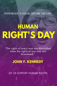 Human Rights day flyer template | PosterMyWall