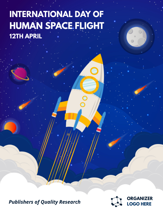 Human space Flight flyer Template | PosterMyWall