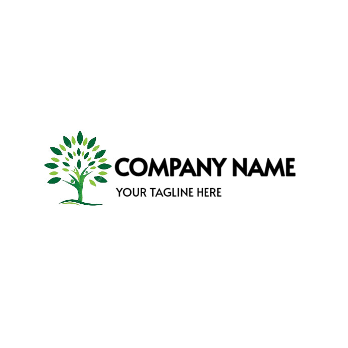 Plantilla de Human Tree Logo Design | Green Human Tree Logo Design ...