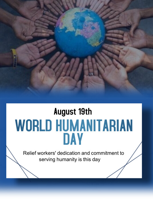 humanitarian international day Template | PosterMyWall