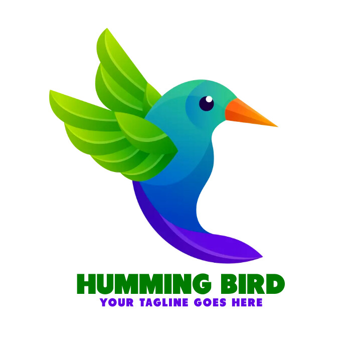 humming bird logo Template | PosterMyWall