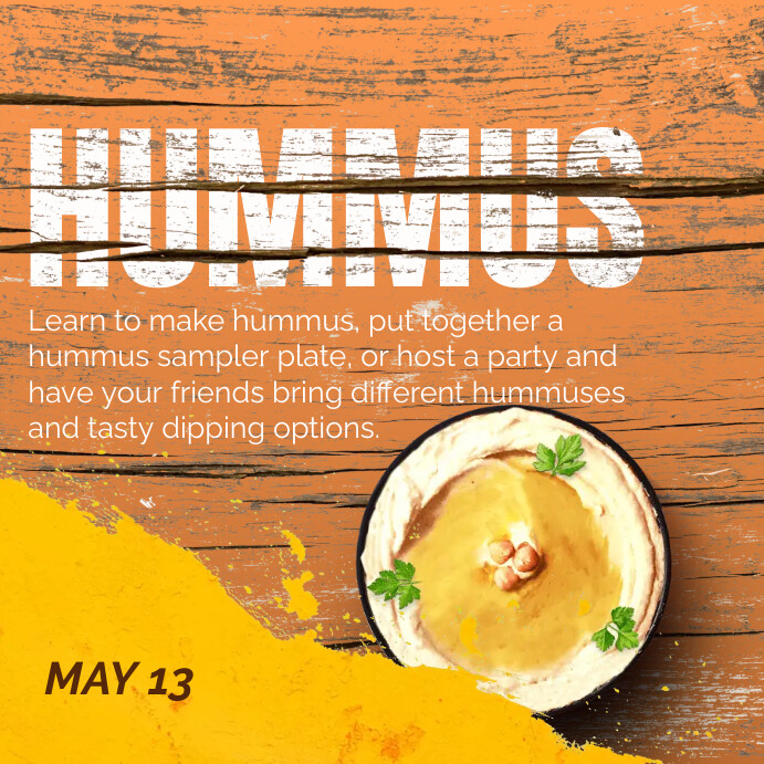 Hummus Day Instagram Post Template | PosterMyWall