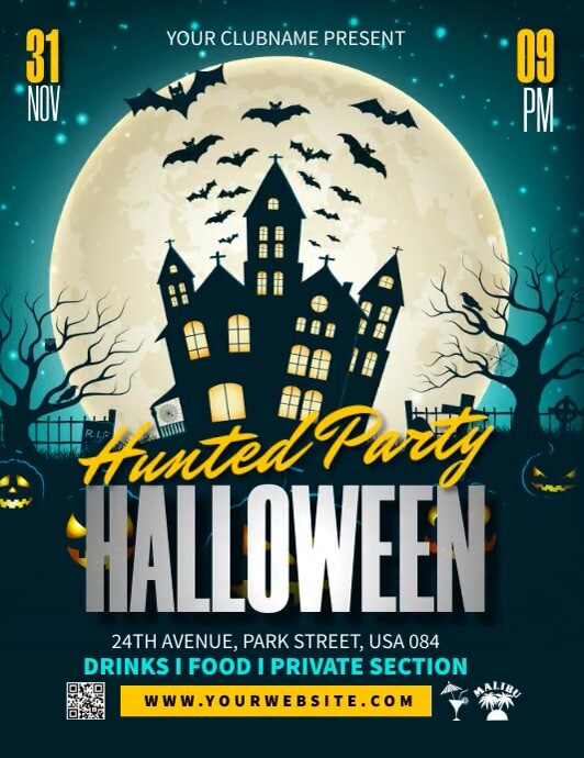 Hunted House Party Template | PosterMyWall